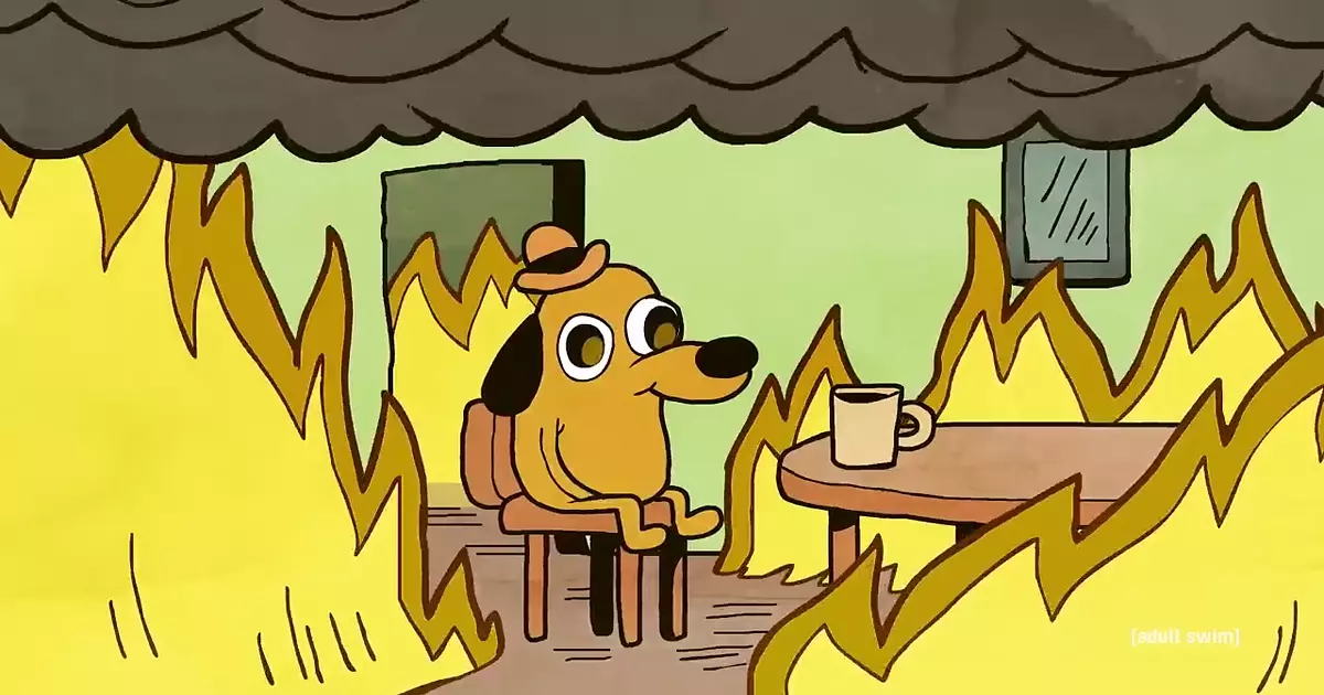 Dog In Burning House Meme Download