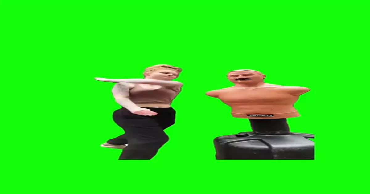 Girl Punches A Dummy Meme Download | Video & Audio