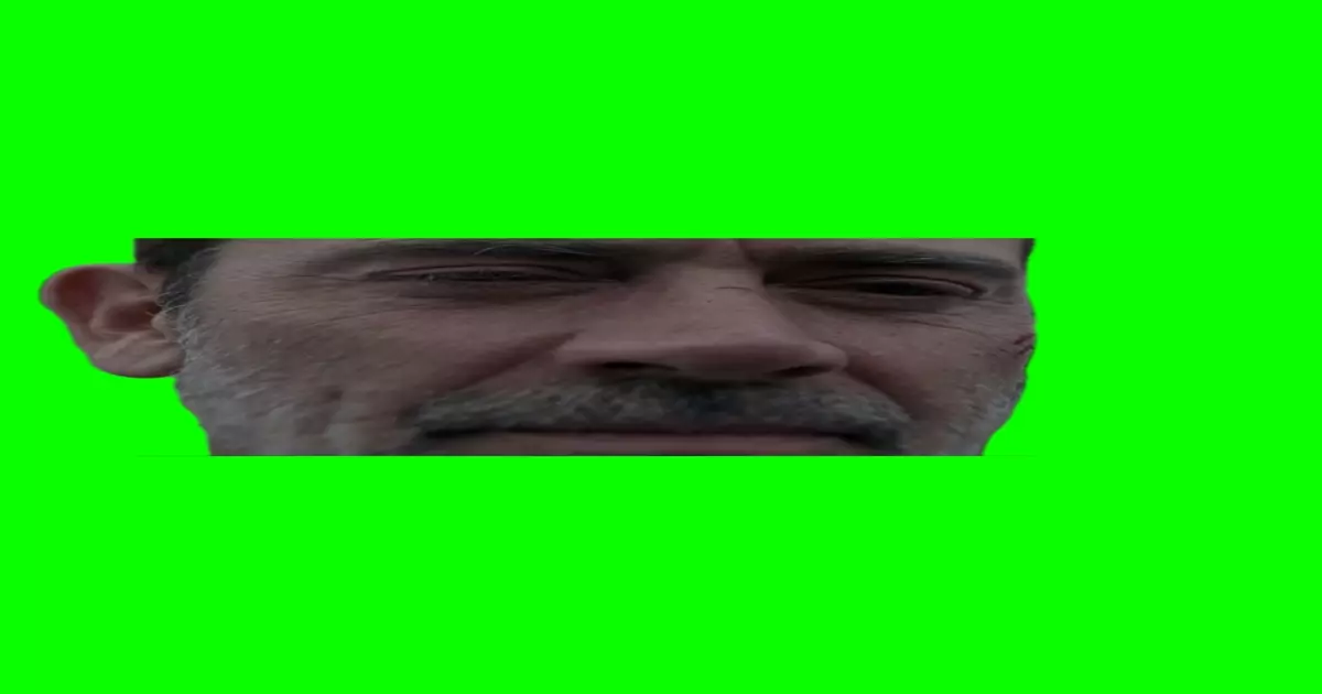 Negan Smiling Green Screen Meme Download | Video & Audio