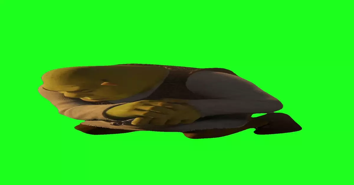 Shrek Rizz Green Screen Meme Download