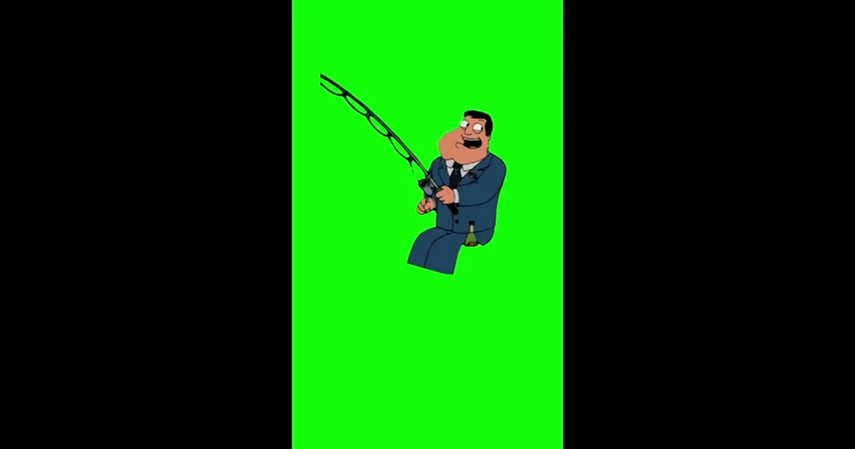 Stan Screaming While Fishing Green Screen Meme Download